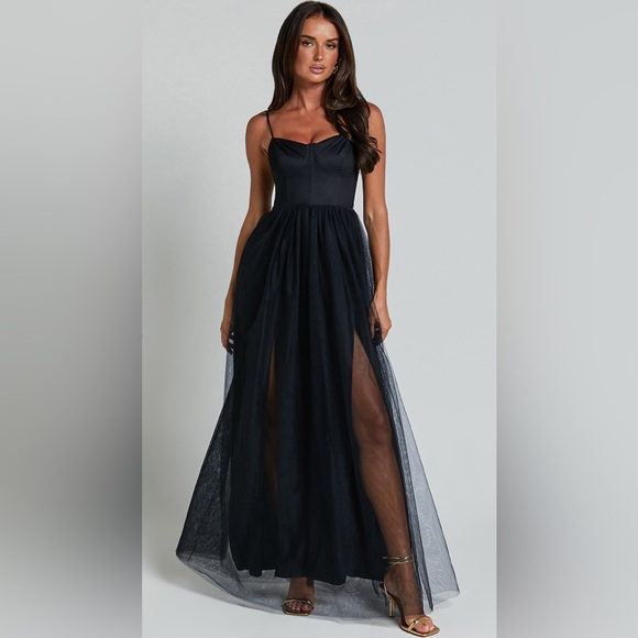 Showpo. | Dresses | At The Alter Dress In Black | Poshmark